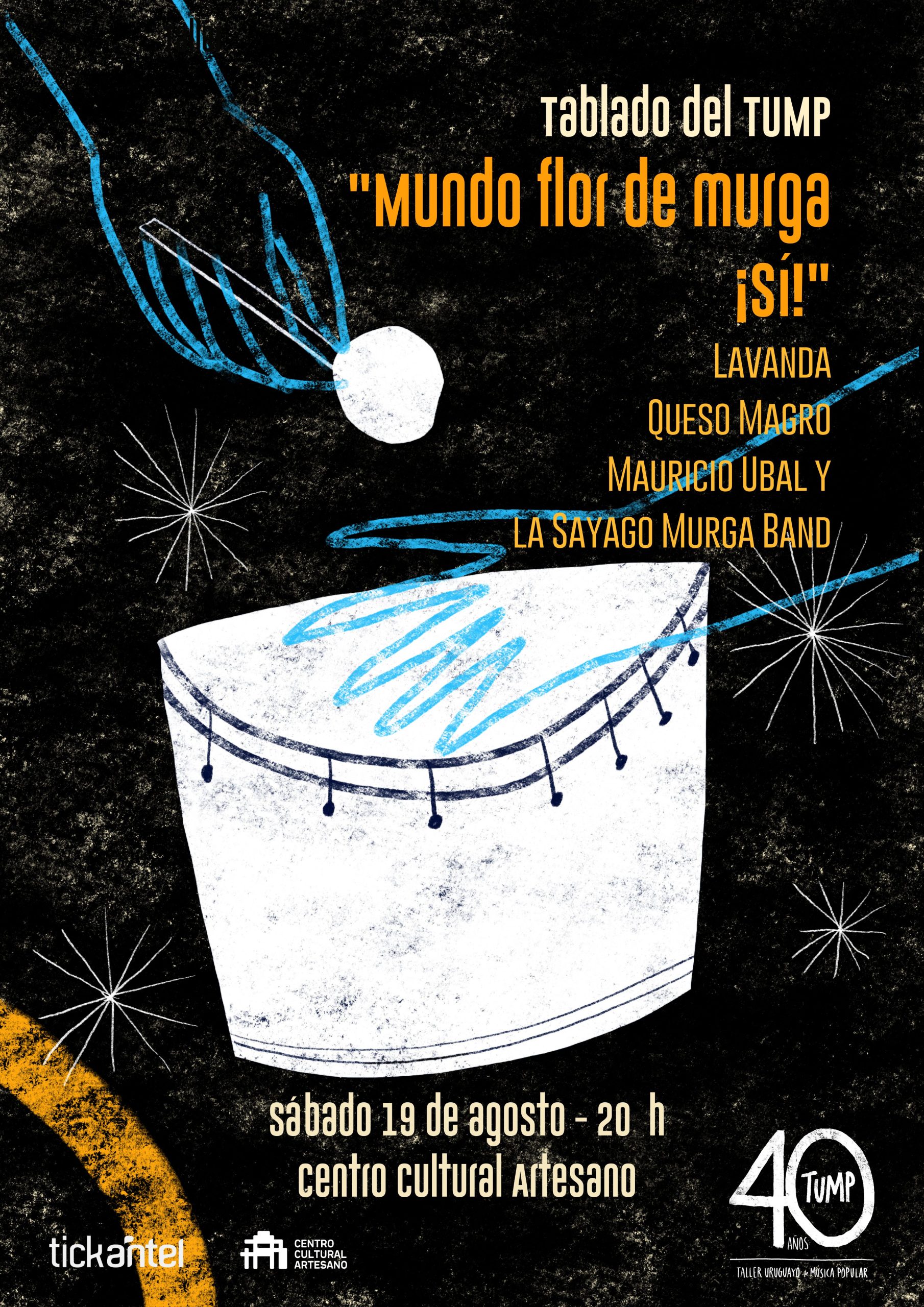 Tablado del TUMP "Mundo flor de murga ¡sí!" - TUMP